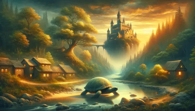 Enchanting Storybook Landscapes DALL·E Prompt | PromptBase