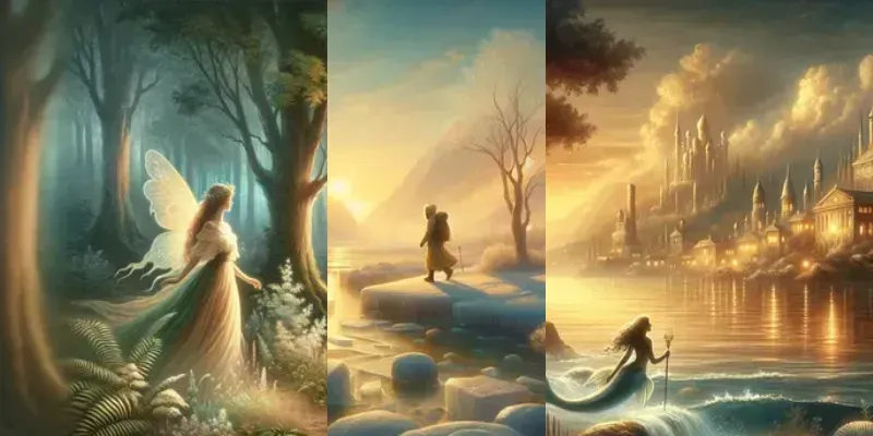 Enchanting Storybook Landscapes DALL·E Prompt | PromptBase