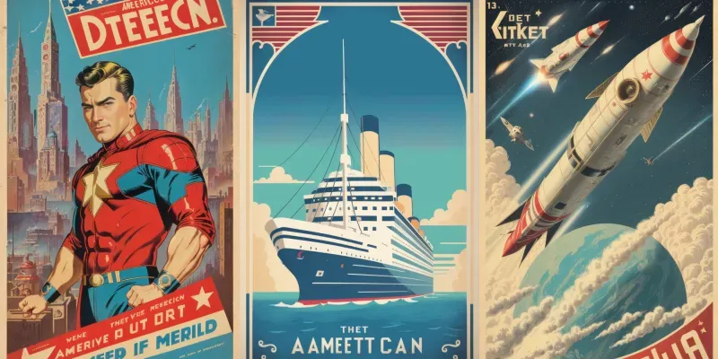 Retro Movie Posters Stable Diffusion Prompt | PromptBase