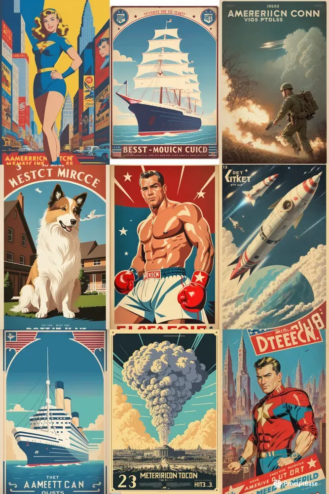 Retro Movie Posters Stable Diffusion Prompt | PromptBase