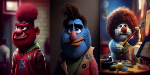 Muppet Style Characters Midjourney Prompt | PromptBase