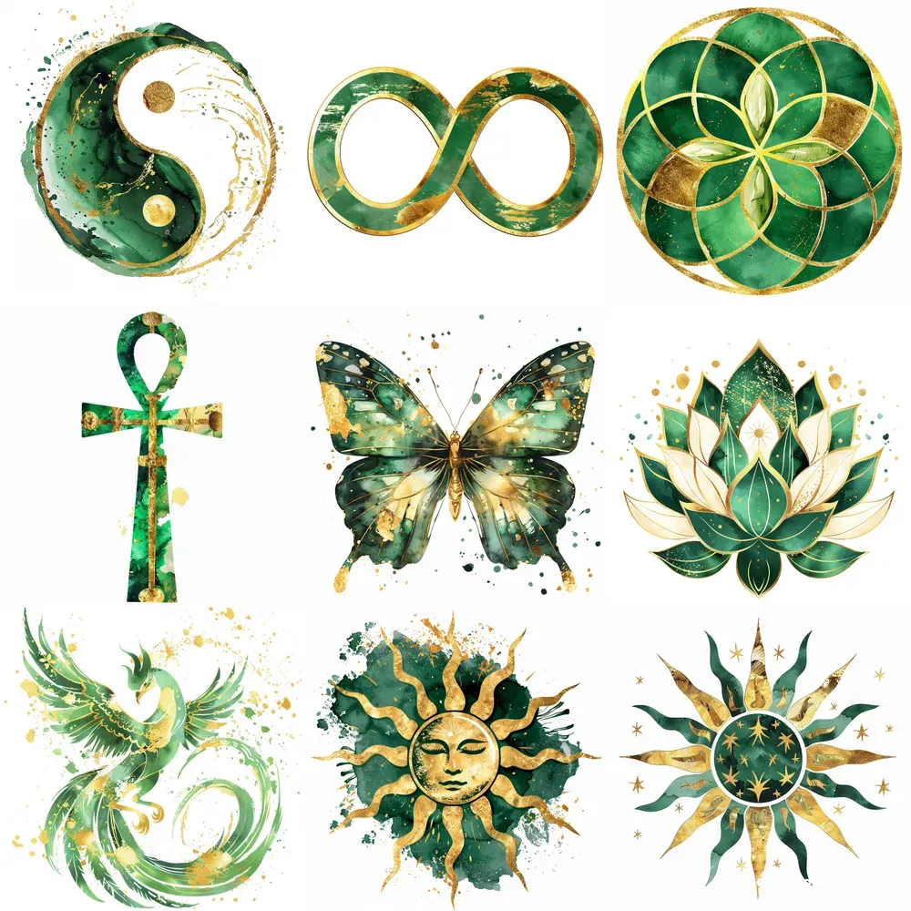 Symbols Of Life Clip Art Midjourney Prompt | PromptBase