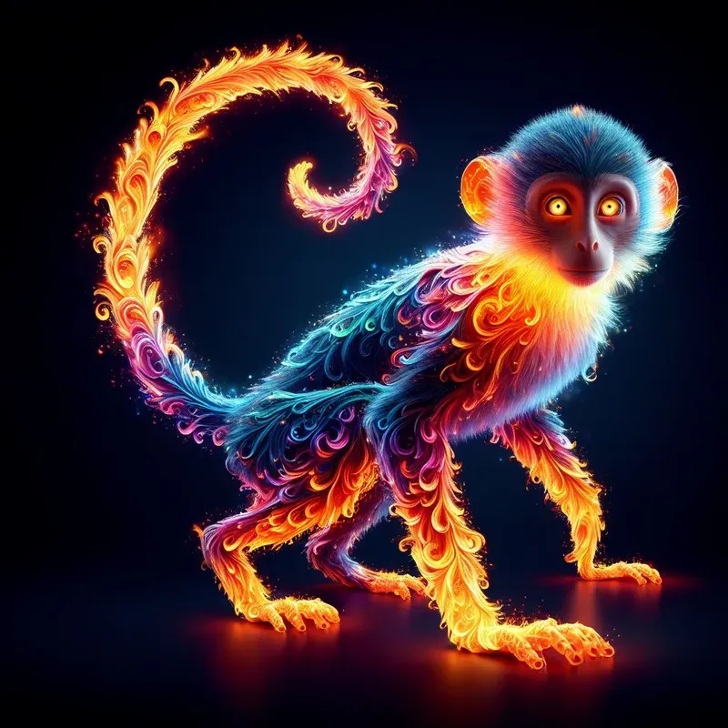 Animals On Fire DALL·E Prompt | PromptBase