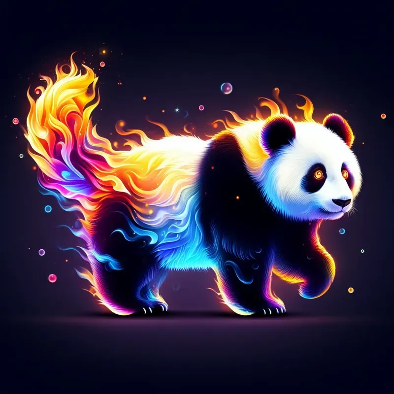 Animals On Fire DALL·E Prompt | PromptBase