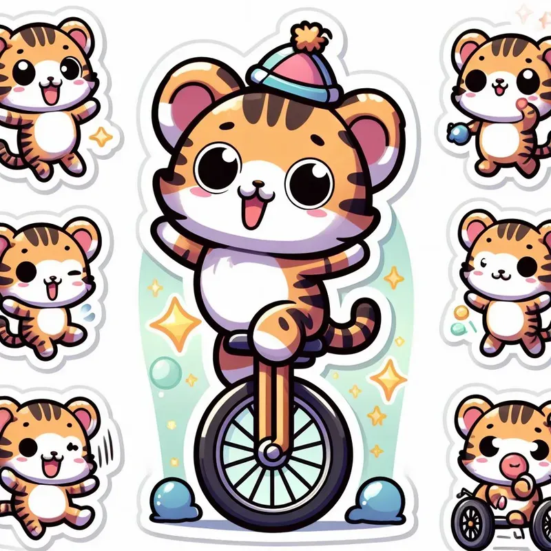 Emote Sticker Pack DALL·E Prompt | PromptBase