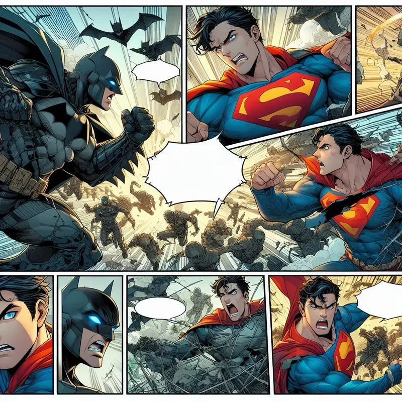 Idea Manhua Comic Panels DALL·E Prompt | PromptBase