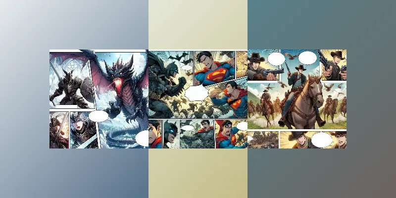 Idea Manhua Comic Panels DALL·E Prompt | PromptBase