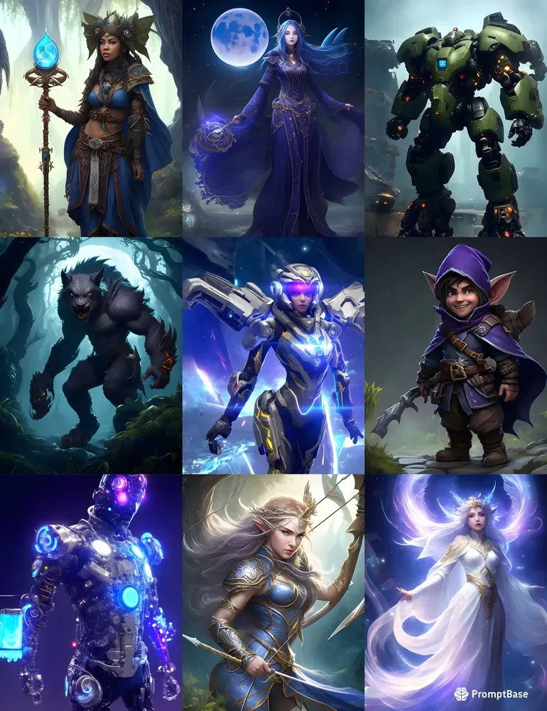 3D Video Game Character Concept Art Leonardo Ai Prompt | PromptBase