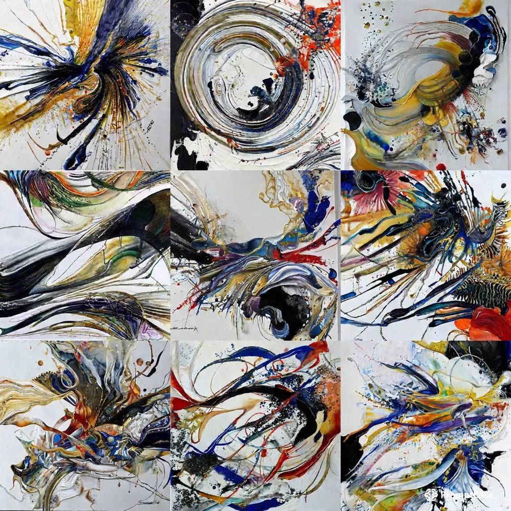 Abstract Expressive Ink Art Stable Diffusion Prompt | PromptBase
