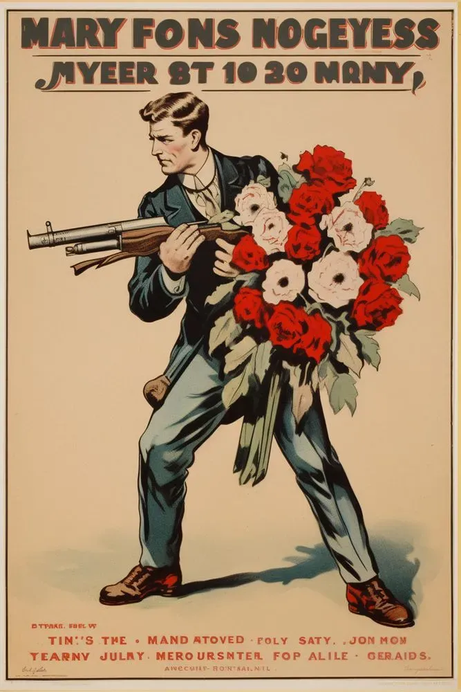 1940s Propaganda Posters Midjourney Prompt | PromptBase