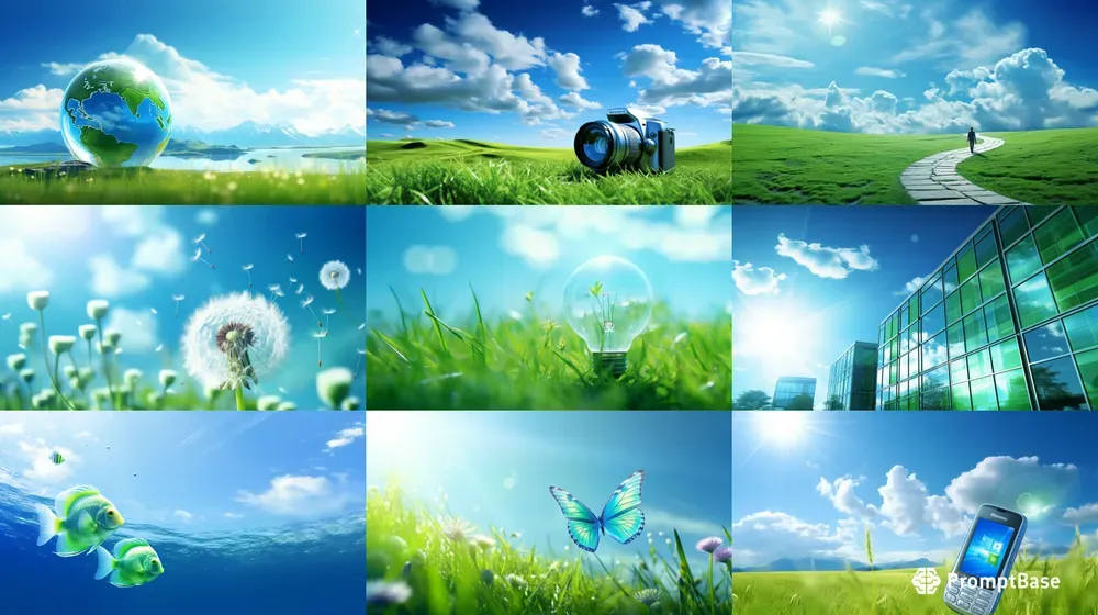 Frutiger Aero Aesthetics Midjourney Prompt | PromptBase