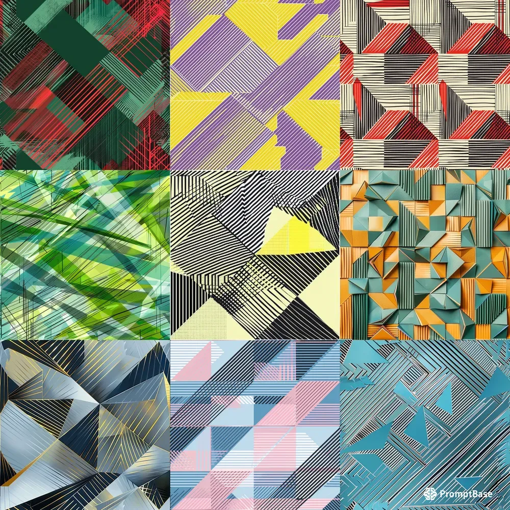 Dynamic Geometric Patterns Midjourney Prompt | PromptBase