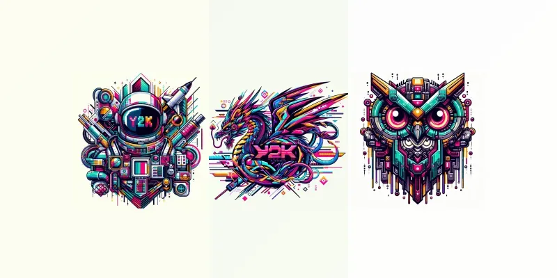 Y2k Retrofuturistic Character Designs DALL·E Prompt | PromptBase