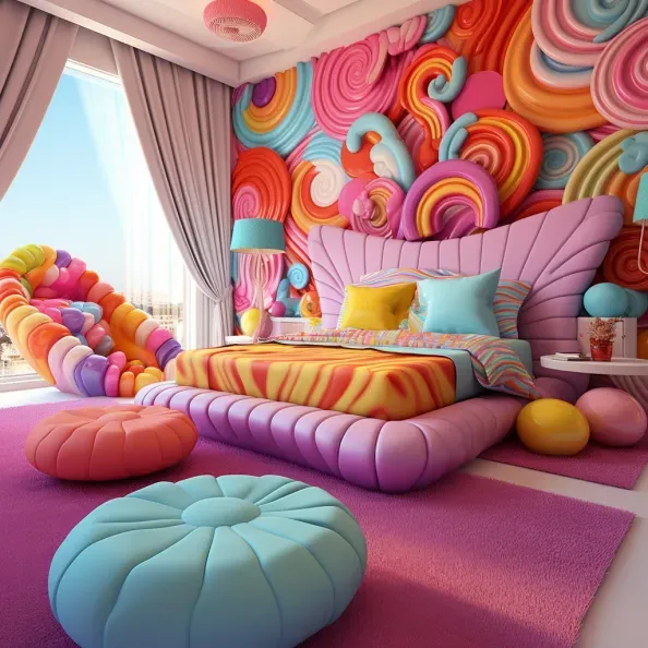 Majestic Candy Style Rooms Midjourney Prompt | PromptBase