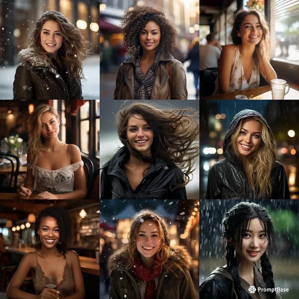 Beautiful Women Photoshoots Midjourney Prompt | PromptBase