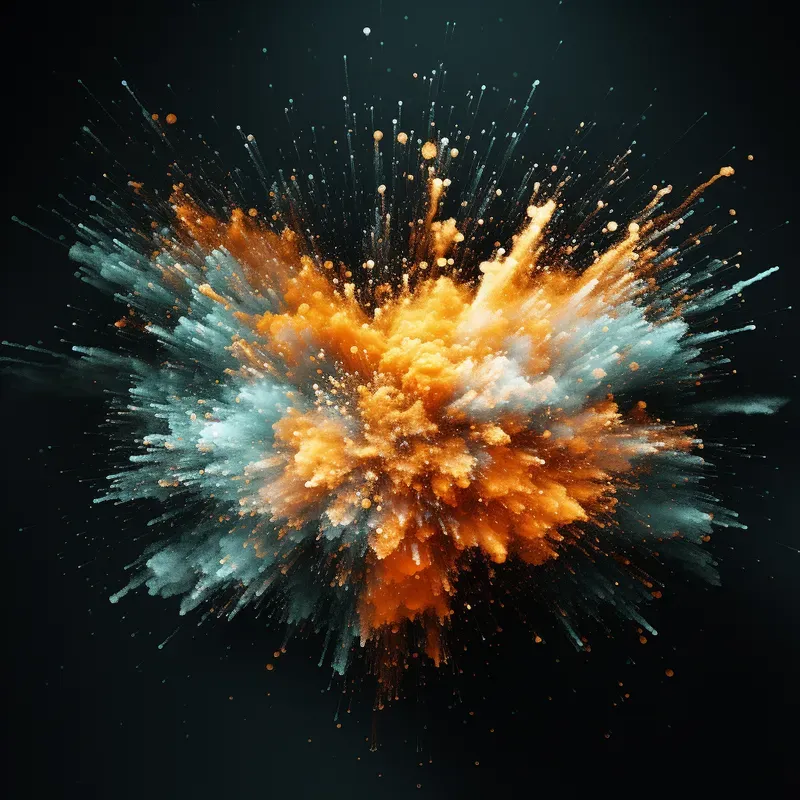 Powder Explosion Overlays Vfx Assets Midjourney Prompt | PromptBase