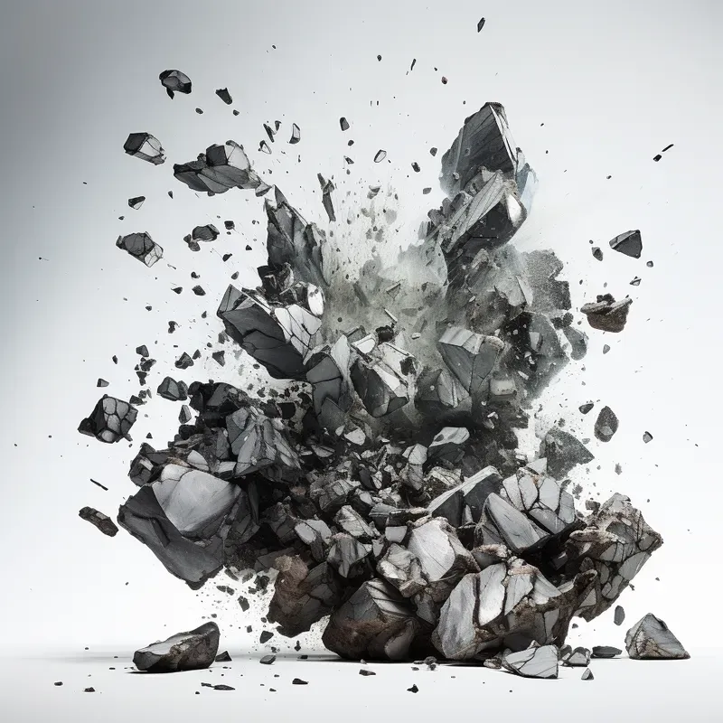 Material Destruction Vfx Assets Midjourney Prompt | PromptBase