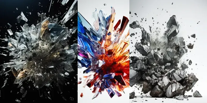 Material Destruction Vfx Assets Midjourney Prompt | PromptBase