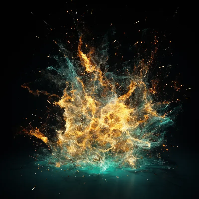 Fire Explosions Vfx Game Assets Midjourney Prompt | PromptBase