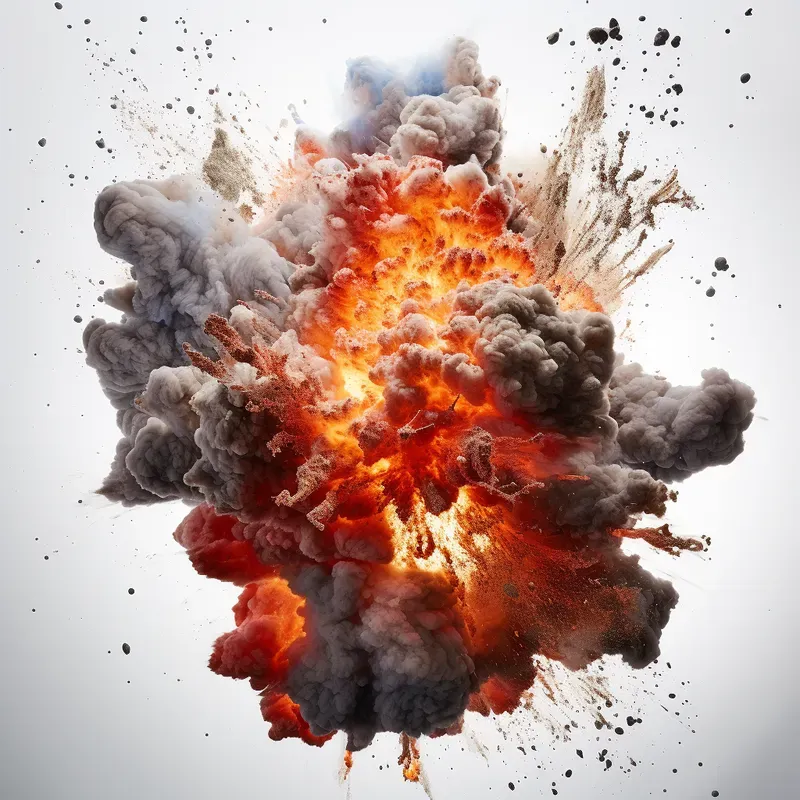 Fire Explosions Vfx Game Assets Midjourney Prompt | PromptBase