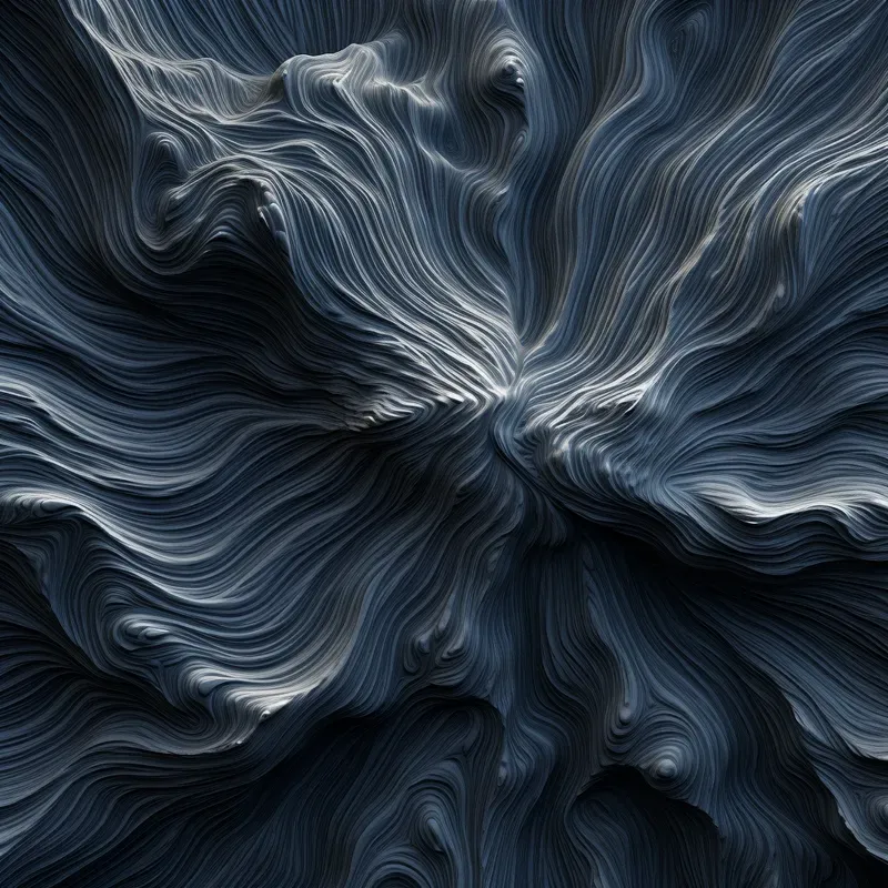 Elegant Organic 3D Surface Designs Midjourney Prompt | PromptBase