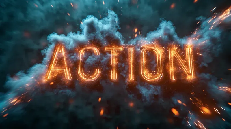 Blockbuster Movie Text Titles Midjourney Prompt | PromptBase