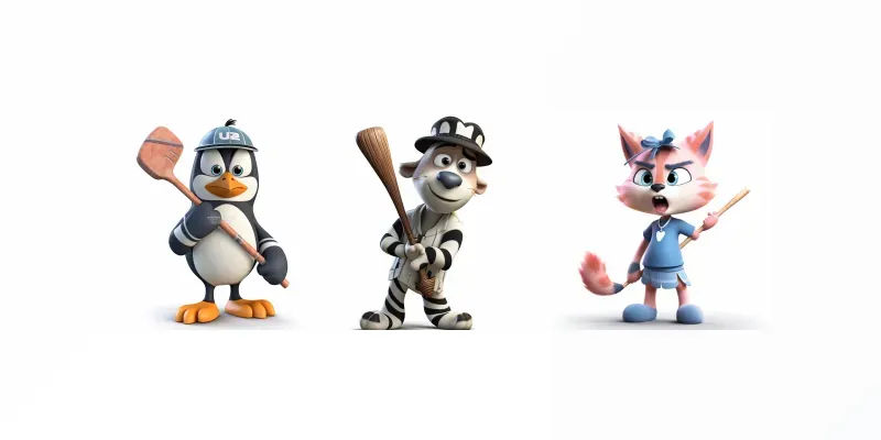 Pixar Sporting Animals Midjourney Prompt | PromptBase