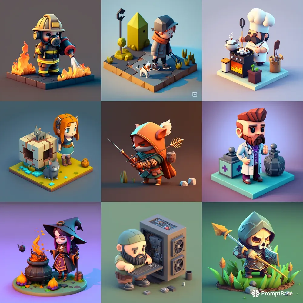 Stylized 3D Characters Midjourney Prompt | PromptBase