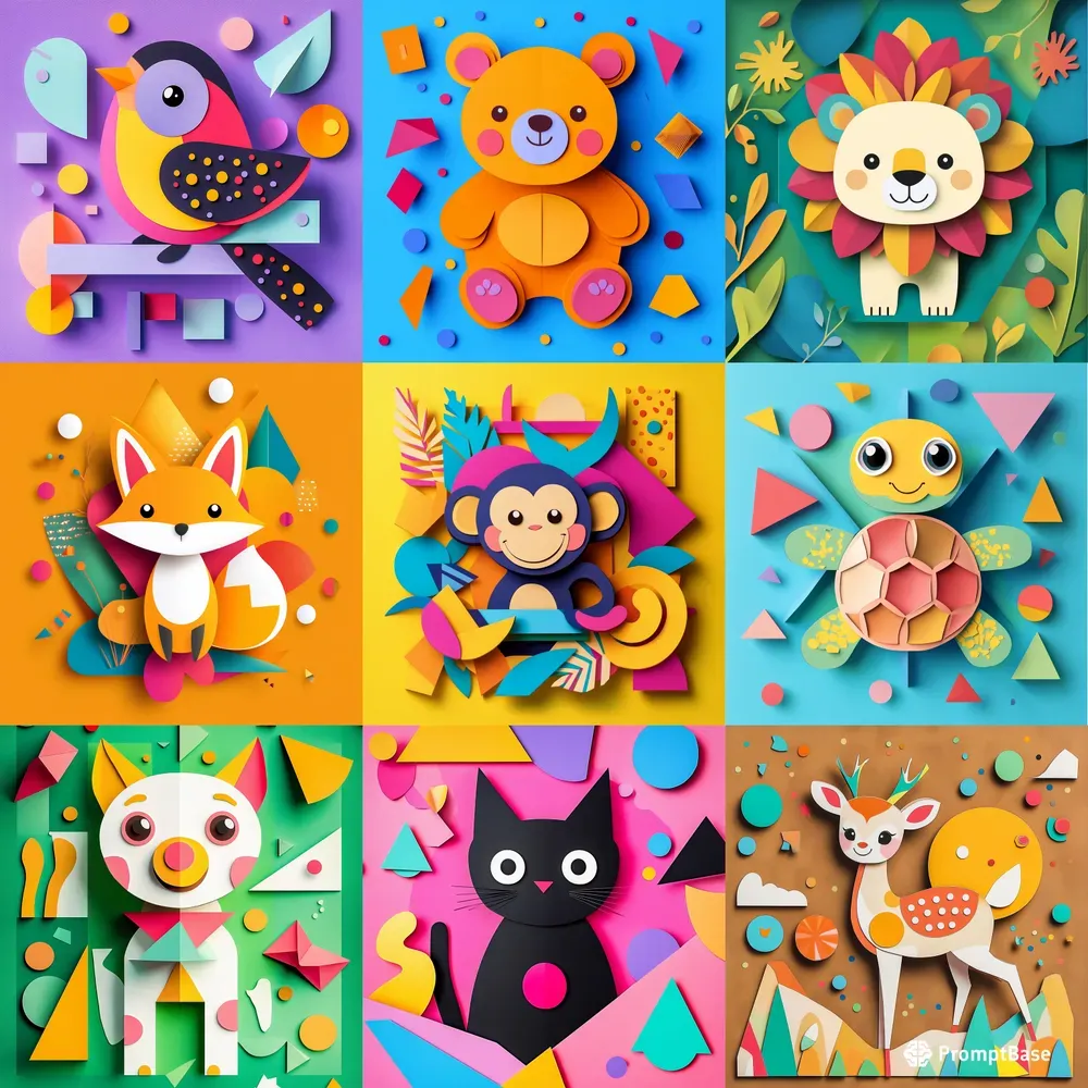 Paper Characters Midjourney Prompt | PromptBase