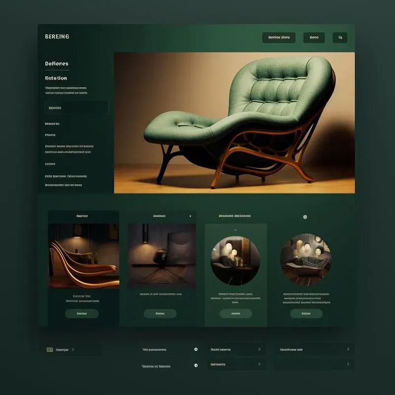 Modern Website Designs Midjourney Prompt | PromptBase