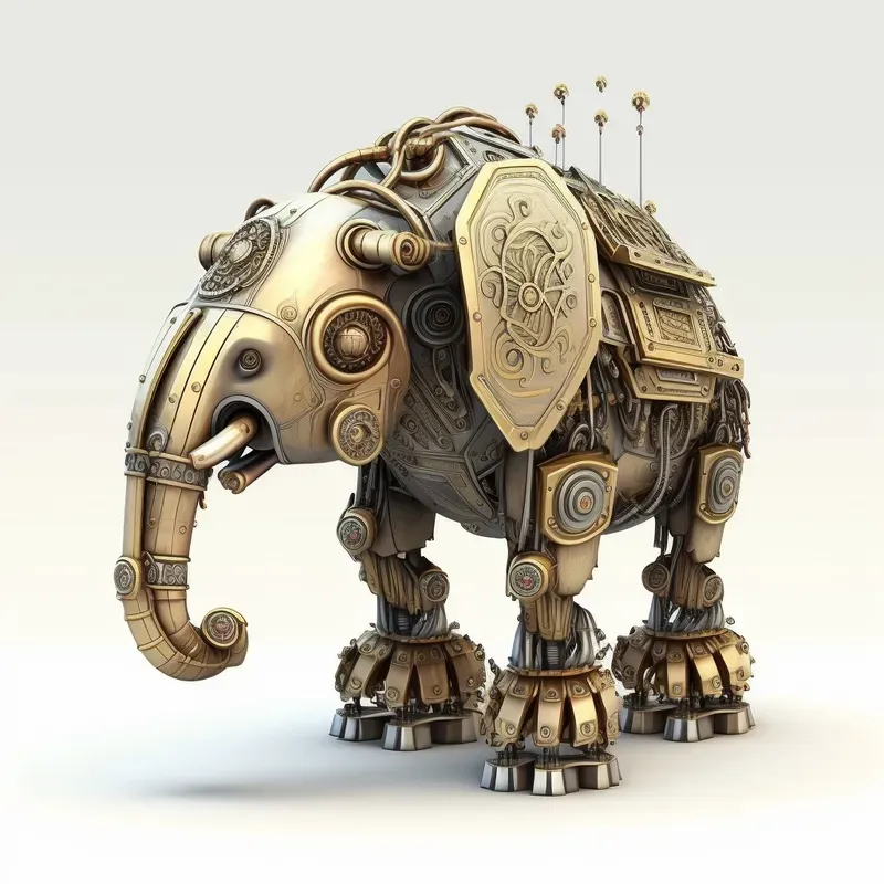 Steampunk Robotic Animals Midjourney Prompt | PromptBase