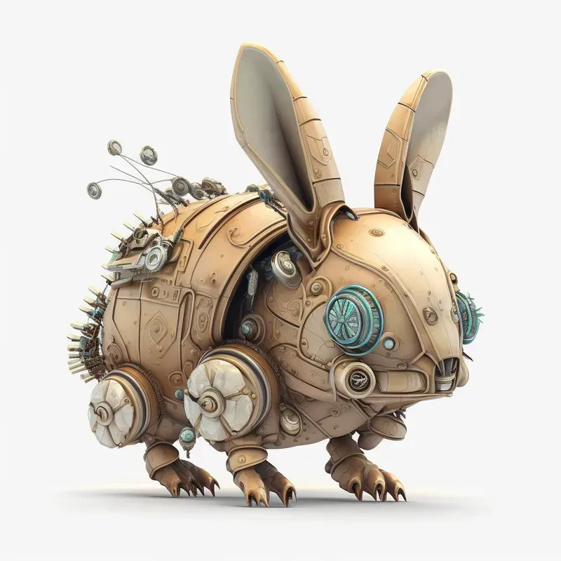 Steampunk Robotic Animals Midjourney Prompt | PromptBase