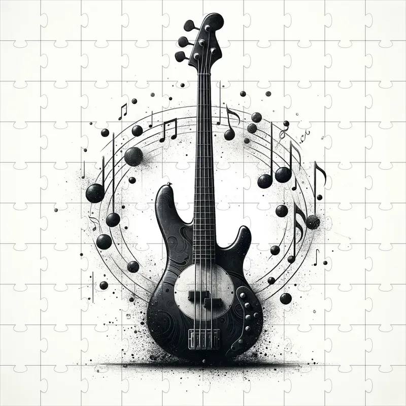 Elegant Minimalist Musical Instruments DALL·E Prompt | PromptBase