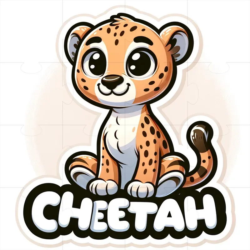 Stickerstyle Cartoon Animals With Text DALL·E Prompt | PromptBase