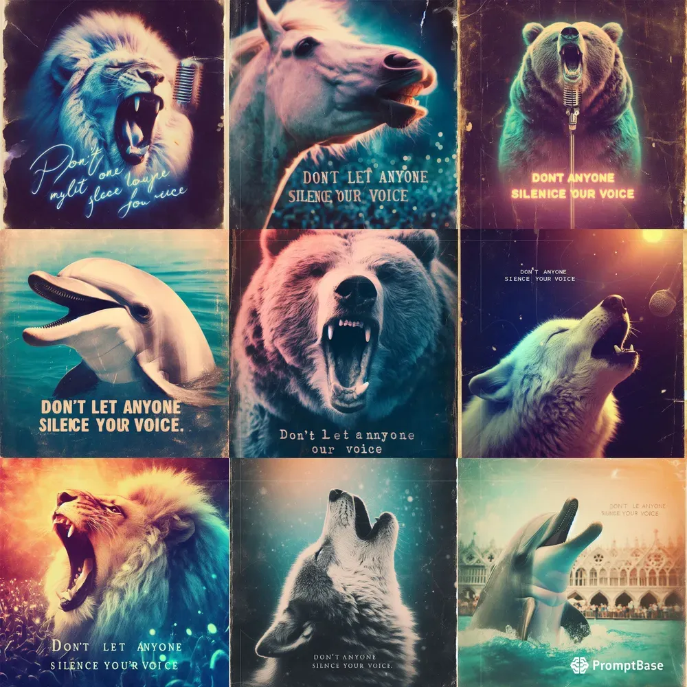 Vintage Animal Covers DALL·E Prompt | PromptBase