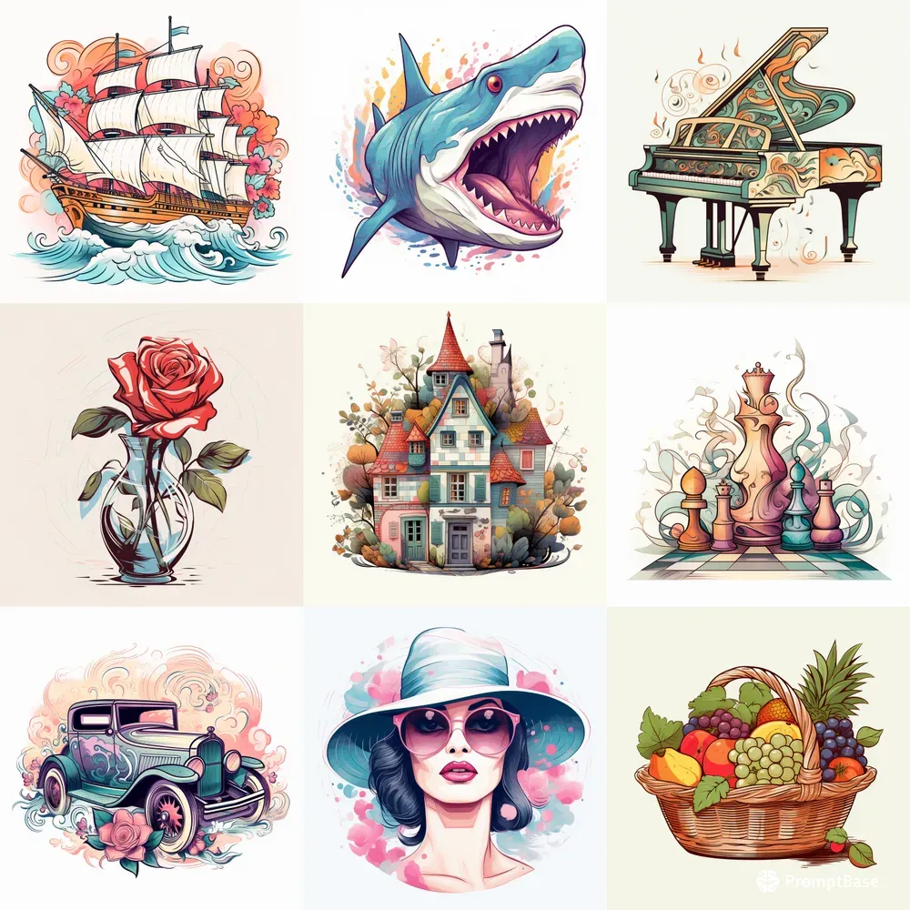 Vector Illustration Animated Gifs Midjourney Prompt | PromptBase