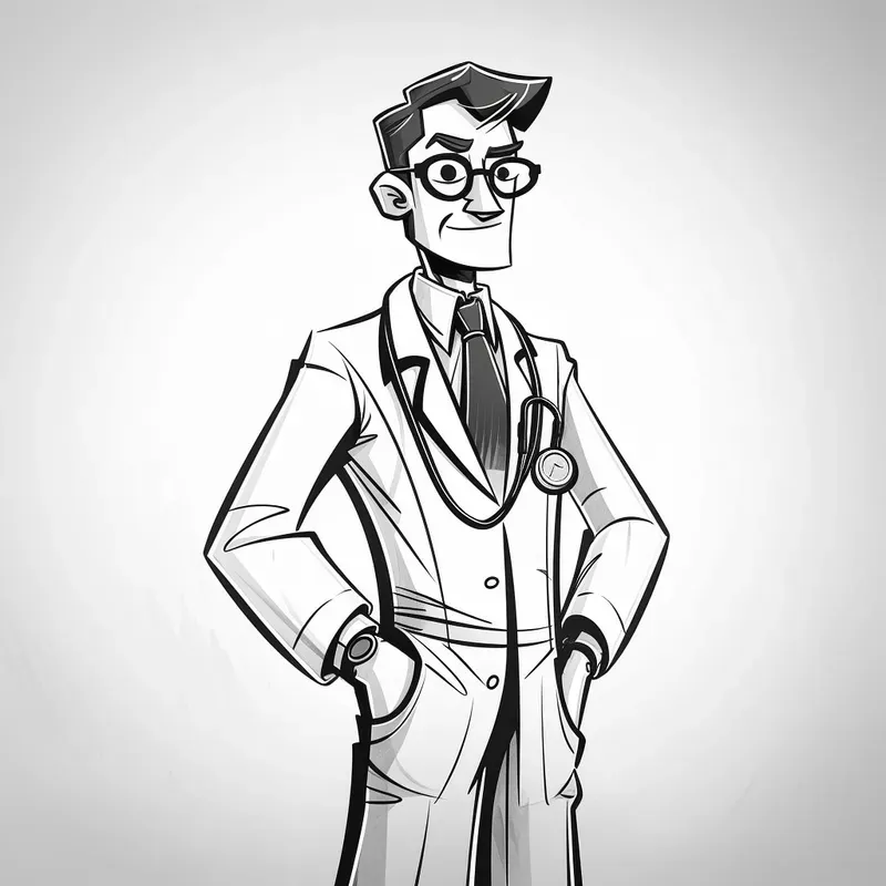 Simplified And Striking Modern Characters Midjourney Prompt | PromptBase