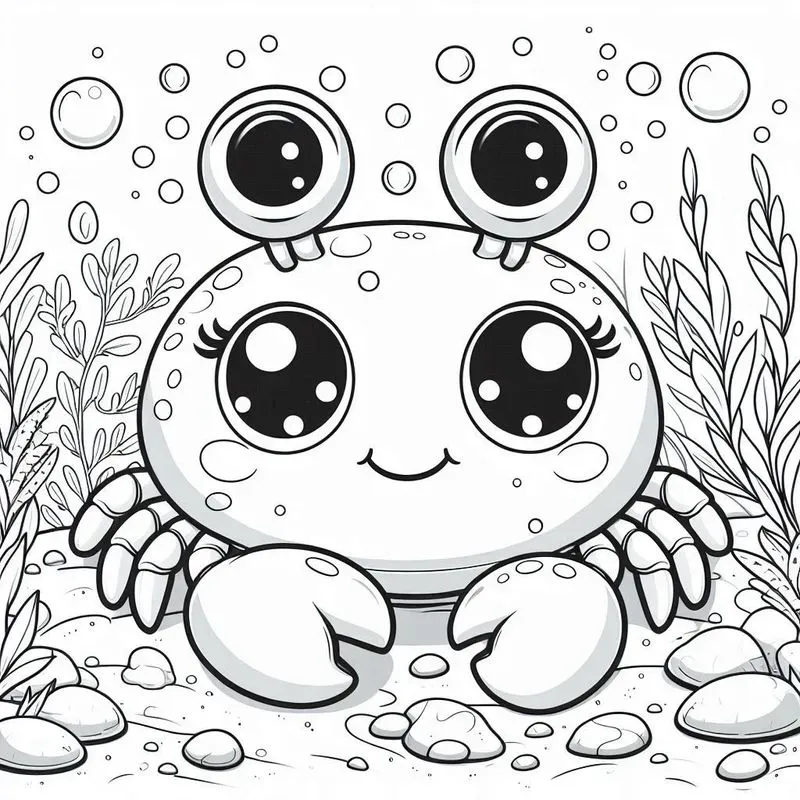 Underwater Cartoon Coloring Pages DALL·E Prompt | PromptBase