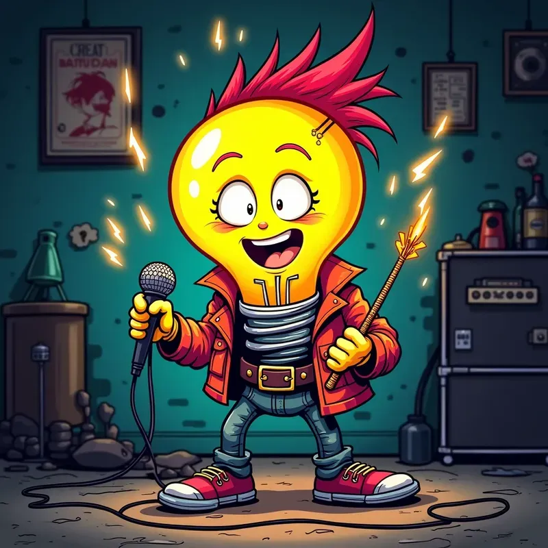 Rebellious Punk Character Illustrations FLUX Prompt | PromptBase