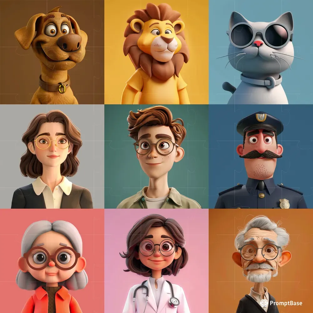 Classic Style Avatars Midjourney Prompt | PromptBase