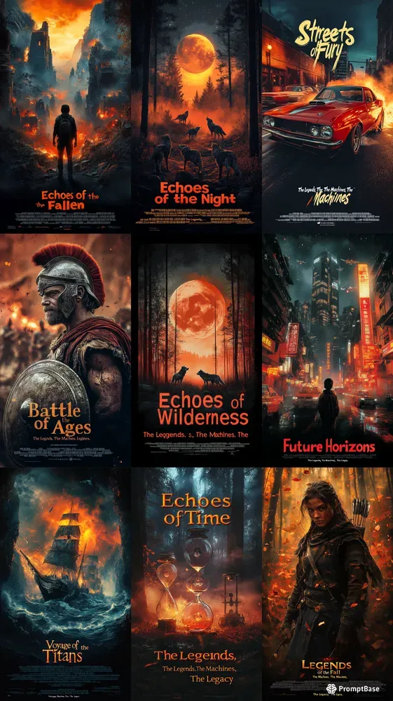 Dynamic Movie Posters Midjourney Prompt | PromptBase