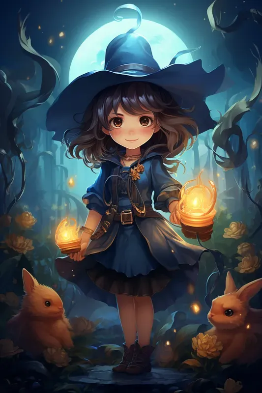 Kawaii Fantasy Postcards Midjourney Prompt | PromptBase