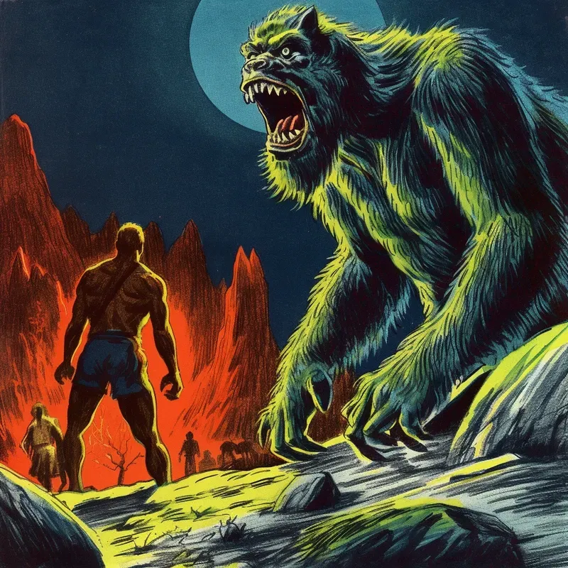 Vintage Pulp Horror Posters Midjourney Prompt | PromptBase