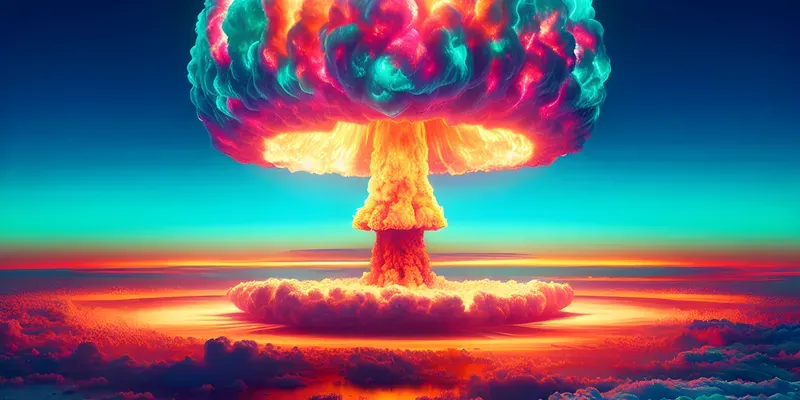 Psychedelic Nuclear Explosions Generator App | PromptBase