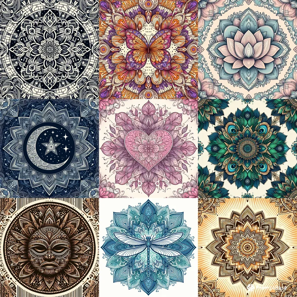 Mandala Pattern Extravaganzas DALL·E Prompt | PromptBase