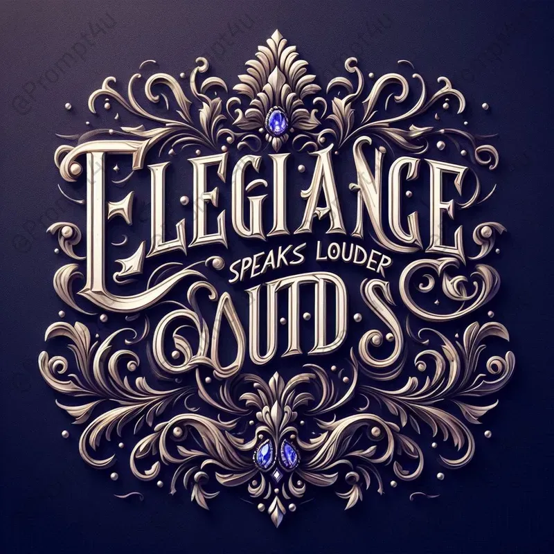 Collections Of Luxurious Quotes DALL·E Prompt | PromptBase
