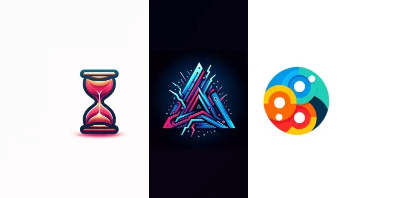 Vibrant Hue Logos DALL·E Prompt | PromptBase