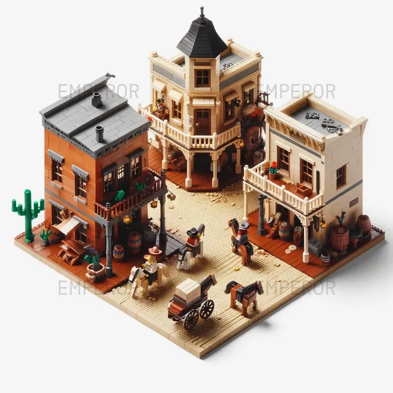 Lego Isometric Haven DALL·E Prompt | PromptBase