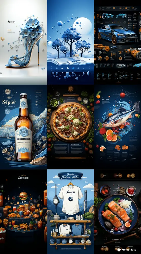 Insanely Awesome Landing Page Designs Midjourney Prompt | PromptBase