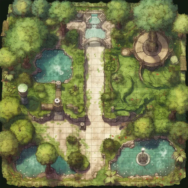 Fast RPG Tabletop Maps Midjourney Prompt | PromptBase